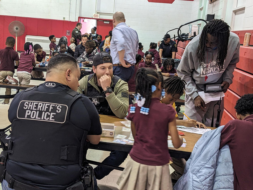 Game Night at Ford Heights 2024 | Cook County Sheriff's Office